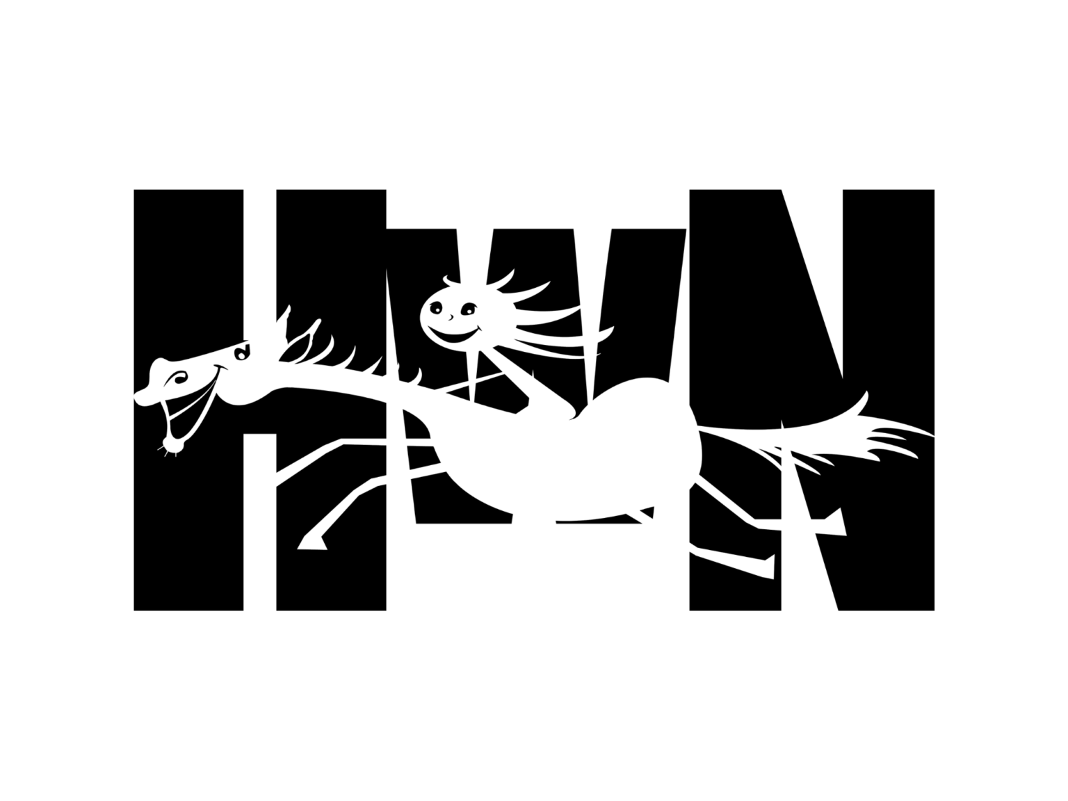 HWN Logo Window Decal : Hags with Nags